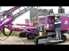 Crawler DTH Drilling Rig Machine Mining Equipment Hard Rock Borehole Drilling Rig