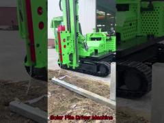 Hydraulic Pile Driver Machine Vibrating Hammer Pile Driving Machinery Solar Pile Driver