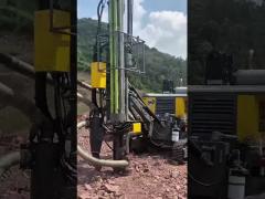 Crawler Drilling Rig Hard Rock Borehole Drill Rig High Efficiency DTH Hammer Drilling Machine