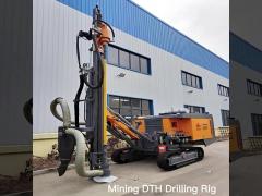 Surface DTH Drilling Rig Depth 28m Crawler Blast Hole Drill Rig Integrated Drilling Equipment