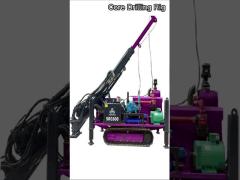 油圧式コア掘削リグ 600m 深さ探査掘削リグ ポータブルコアサンプリングドリルマシン