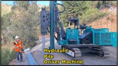 Hydraulic Pile Driver Vibration Hammer Pile Drilling Rig Solar Pile Driver Machine