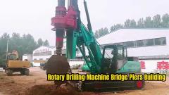 Hydraulic Rotary Drilling Machine Bridge Piers Building Foundation Engineering Rotary Drilling Rig