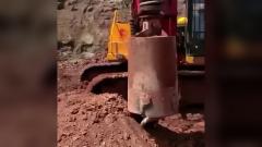 Rotary Drilling Rig Municipal Construction Equipment Borehole 35m Hydraulic Rotary Drilling Ma