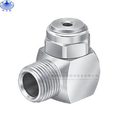 China GGA series angle type solid cone-shaped full cone nozzles for Material spraying for sale