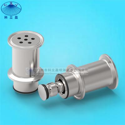 China CIP rotary pop up whirly low pressure rotating nozzle for cleaning of pipe or tank for sale