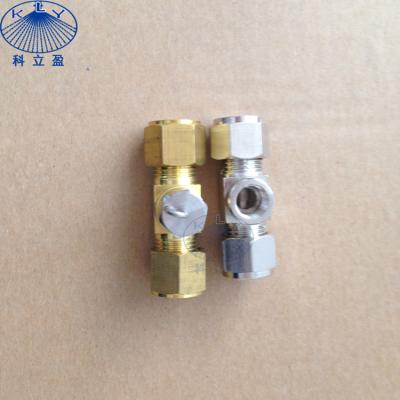 China High pressure metal sliplock , thread type misting system fittings for greenhouse, restaurant for sale
