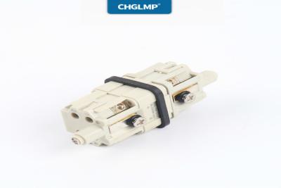 China Screw Heavy Duty 4 Pin Connectors Male and Female Connectors Square connector for sale