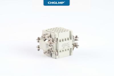 China HDD 24pin 250V Heavy Duty Multi Pin Connector With Crimp Power Terminal for sale