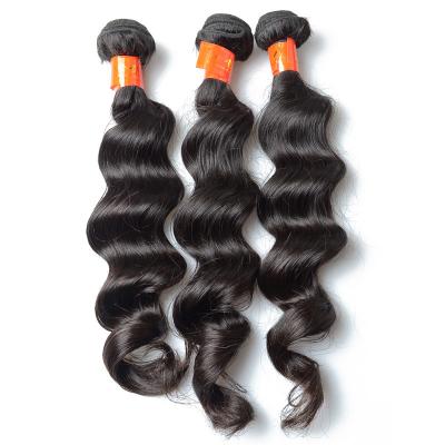 China hair loose wave 100% brazilian virgin human hair with closure for sale