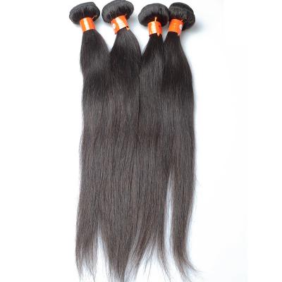 China Wholesale Straight Wave Pure Indian Remy Virgin Weft Human Hair for sale