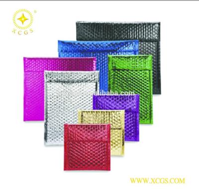 China Customized Gold Bubble Mailer/ colored Metallic printed decorative protective padded envelopes for sale