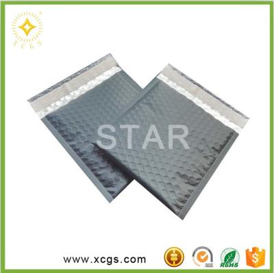 China Matte Black metallic bubble mailer / Custom logo bubble envelope /Photo Frame bubble bag for sale