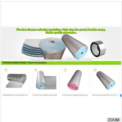 China NUORAN Building material Cheap Heat Insulation Material/ Foamroll Aluminum Foil Heat Insulation for sale