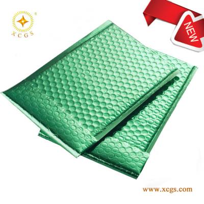 China Glamour bubble mailers,Decorative bubble mailers,Shiny Rose Pink Metallic Bubble Mailer for sale