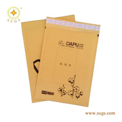 China High quality logo printing durable poly bubble kraft paper air bubble bag factory price for sale