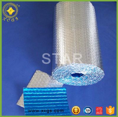 China Aluminum foil bubble heat insulation with woven cloth / Reinforced Heat Insulation Material for sale
