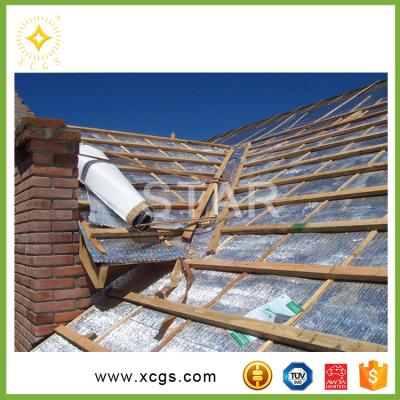 China Fireproof material thermal insulation material with air bubble foil for house for sale