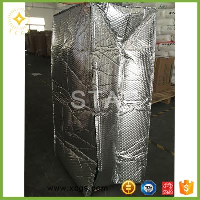 China 3A-2B-3A Bubble Foil Roof Insulation for moisture proof and heat break thermo break for sale
