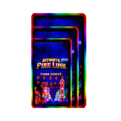 China 32 Inch Capacitive Touch Screen Monitor Side LED Light For POG WMS FOX firelink Games for sale