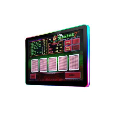 China 21.5 Inch LED Light Multi Touch Capacitive touchscreen com USB RS232 Compatível com 3M para máquina de jogos for sale