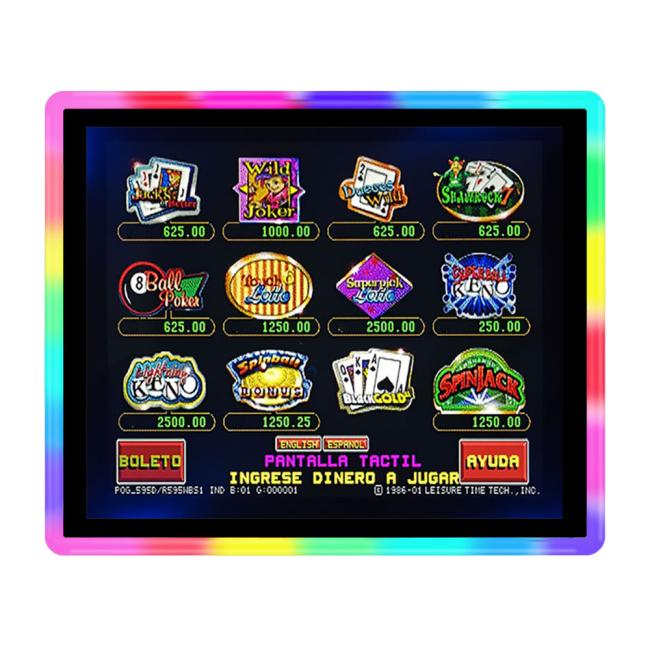 19 Inch LED Monitor Capacitive Touch Screen Monitor For Texas Keno Pot O Gold Pog Game
