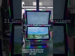 Gaming PCAP Touch Screen Side Edge LED Bezel for Interactive Kiosks and Game Machines