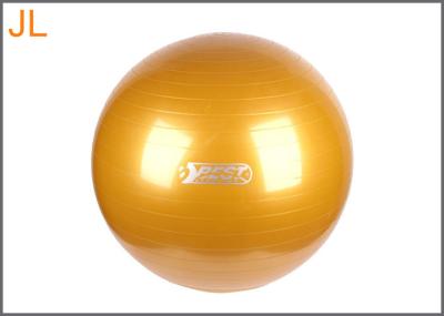China factory hot selling 55cm yellow color PVC  yoga ball Fitball yoga Gym Ball for sale
