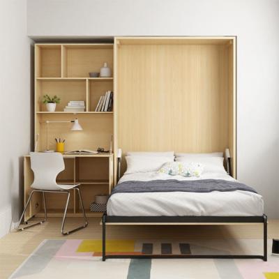 Cina Stanza di ospite di legno fissata al muro dell'hotel della mobilia del pannello di CARB Murphy Wall Bed in vendita