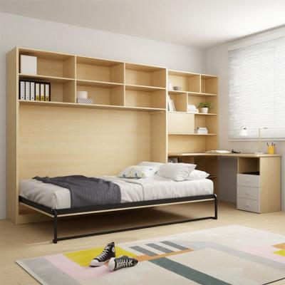 Cina Stanza di ospite di legno fissata al muro dell'hotel della mobilia del pannello di CARB Murphy Wall Bed in vendita