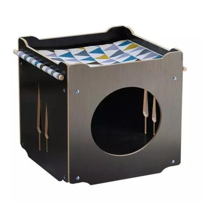 China FSC CC Cat House Nightstand for sale
