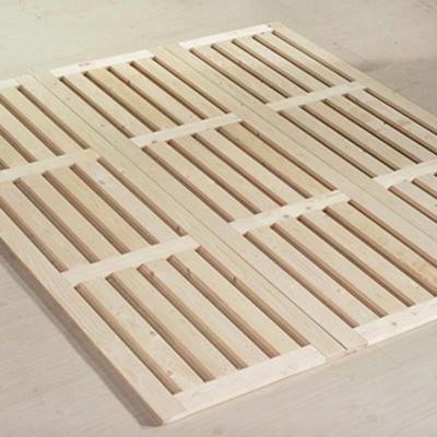 China Customizable Solid Wood Panels Fresh Texture Spruce Pine Wood Bed Board for sale