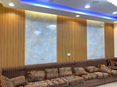China À prova de água interno laminado 15cmx26mmx3m do painel de parede de Wpc for sale