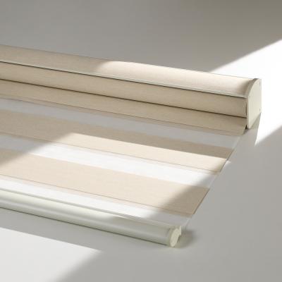 China Children Safety Cordless Curtain Blinds Dual Layer Zebra Curtain Shades for sale