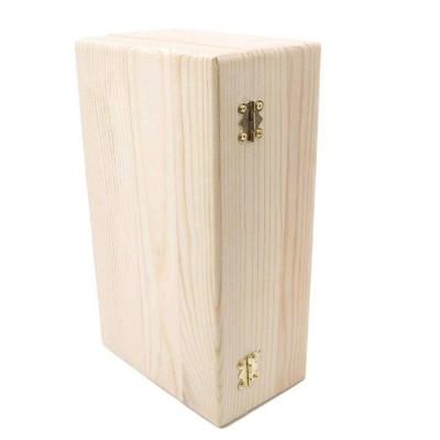 Cina L'annata del ricordo di festival ha munito multifunzionale di cardini non finito Lidded della scatola di legno in vendita