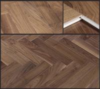 China Multilayer Walnut Herringbone Flooring for sale