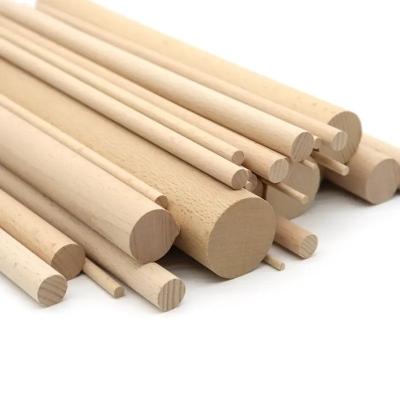Cina Birch Circular Pin Pine BSCI Solid Wood Stick For Home Decoration Tools in vendita