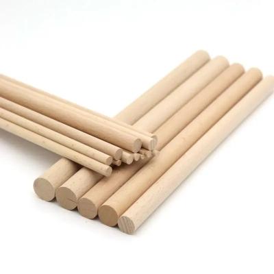 Cina Birch Circular Pin Pine BSCI Solid Wood Stick For Home Decoration Tools in vendita