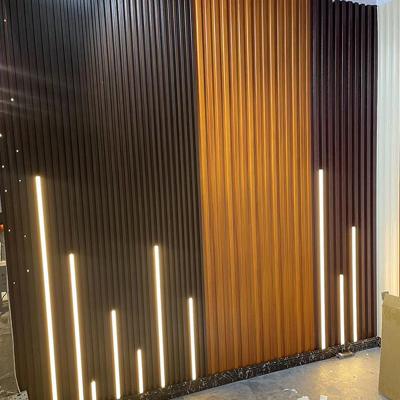 China Colorful WPC Wall Panel Wall Decorations Interior Easy Installation Anti-scratch WPC Wall Cladding for sale