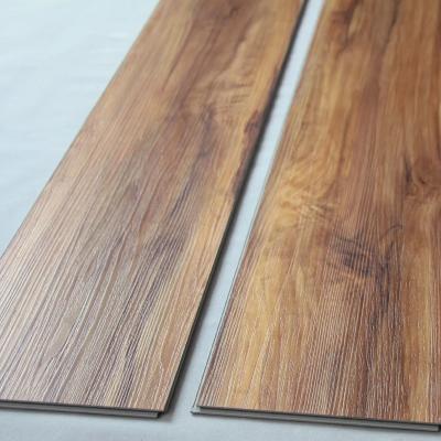 China Customizable Wooden Texture SPC Flooring Fireproof Stone Plastic Composite with Click Waterproof Luxury SPC Vinyl Click for sale