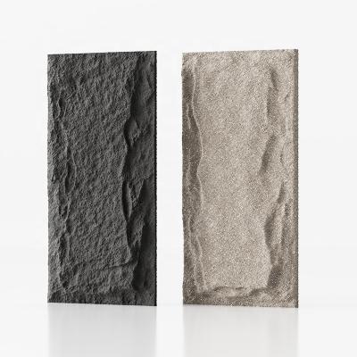 China PU Artificial Stone Wall Panel Polyurethane Mushroom Stone 3D Decorative Stone Wall Panel Te koop