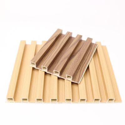 China SONSILL Morden Design Customizable Waterproof Indoor WPC Wall Panel Interior Decoration WPC Wall Panel Wood Substitute for sale