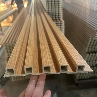China SONSILL Morden Design Customizable Waterproof Indoor WPC Wall Panel Interior Decoration WPC Wall Panel Wood Substitute for sale