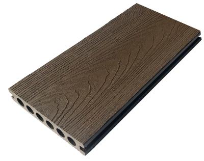 China Outdoor Raw Material Anti Uv Wood Plastic Composite Decking Timber Wpc Decking for sale
