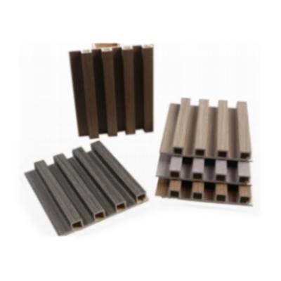 China Factory Price Indoor Waterproof Water Proof Wood Composite Wall Louvers Exterior WPC Decorative Wall Panels for sale