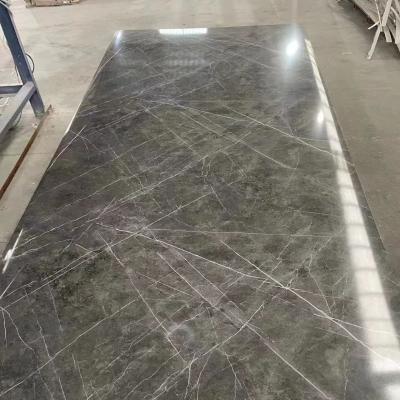 Cina Produttore cinese 1220x2440mm 3mm PVC marmo rivestimento UV pannello di parete in vendita