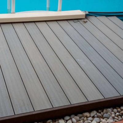 China Waterproof Solid Exterior Wpc Decking China Composite Wpc Decking for sale
