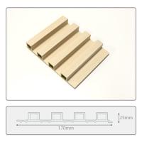 China Modern Design Wood PVC Composite Exterior Wall Cladding Panel Decorative UV Resistant Wpc Wall Panel Cladding for sale