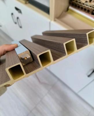 China Pvc 3D Fluted Decorative Lambrin Wood Composite Interior Fluted Panels Wpc Wall Panel Clading Fire Protection For Customer Require for sale
