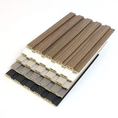 China Enhance Your Stylish Home Interiors with Modern PVC UV WPC Wall Panels: the Best Fluted Interior WPC Wall Panel Designs for sale